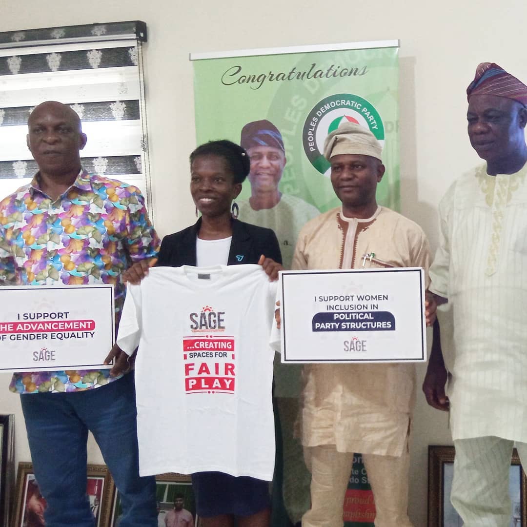 PDP CHAIRMAN, HON FATAI ADAMS WARMLY RECEIVED THE STATE TEAM OF THE ...